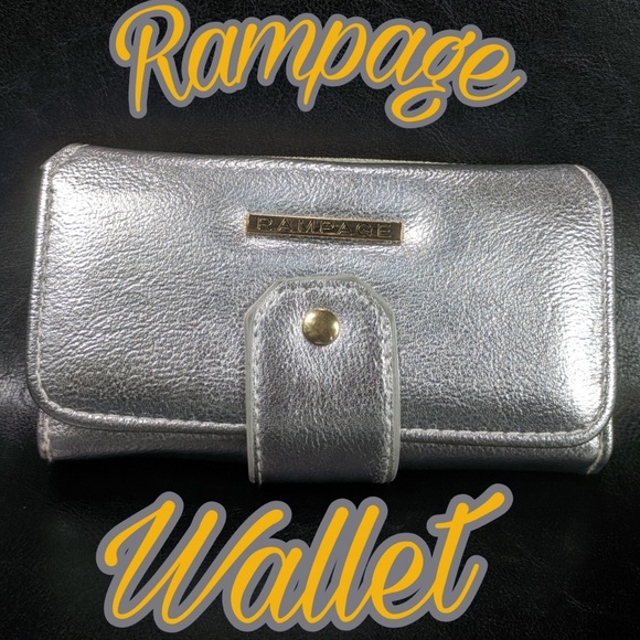 Rampage | Bags | Metallic Rampage Wallet Wlobster Clasp Keyring | Poshmark